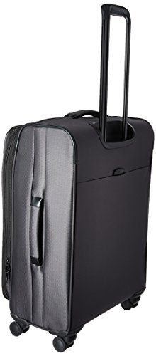 Samsonite Leverage LTE Softside Expandable Luggage with Spinner Wheels, Charcoal, Checked-Medium 25-Inch