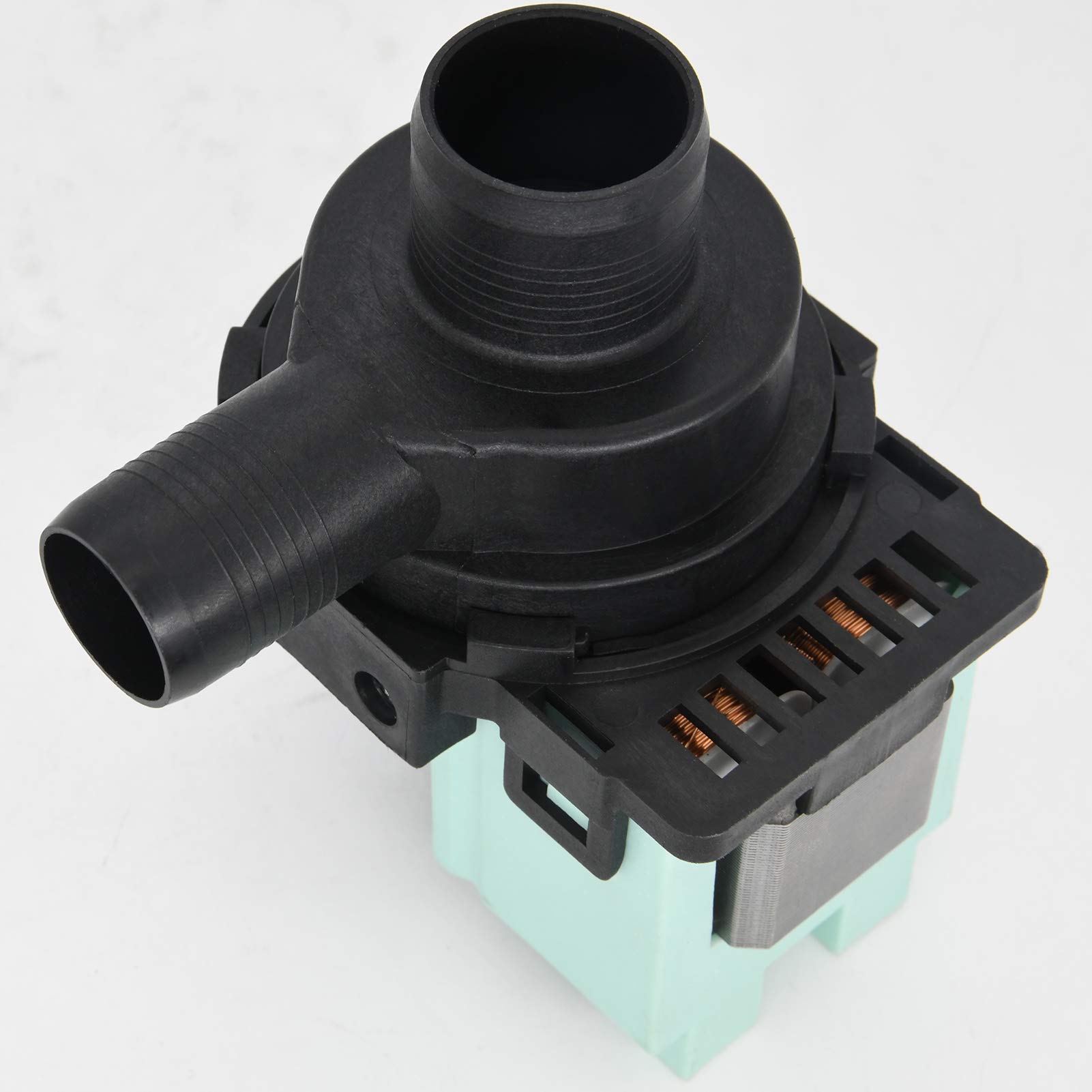 WD-5470-09 Washing Machine Drain Pump, LIYYOO Replacement Washers Drain Pump, Compatible with Haier Machine PCX-30L V12624 PPSB-04 GWT450AW HLP22P RWT150AW AP3437784 1227046 PS4128791