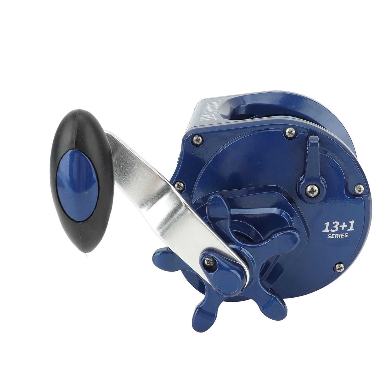 Round Baitcaster Reel Powerful Quick Setting AntiCorrosion Saltwater Fishing Reel Comfort Grip Number Display for Shore (JBC9000L)
