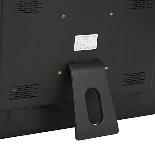 Smart Photo Frame, Multifunctional Black Slideshow Smart Photo Album 22 Inch with Dormitory Support (US Plug)