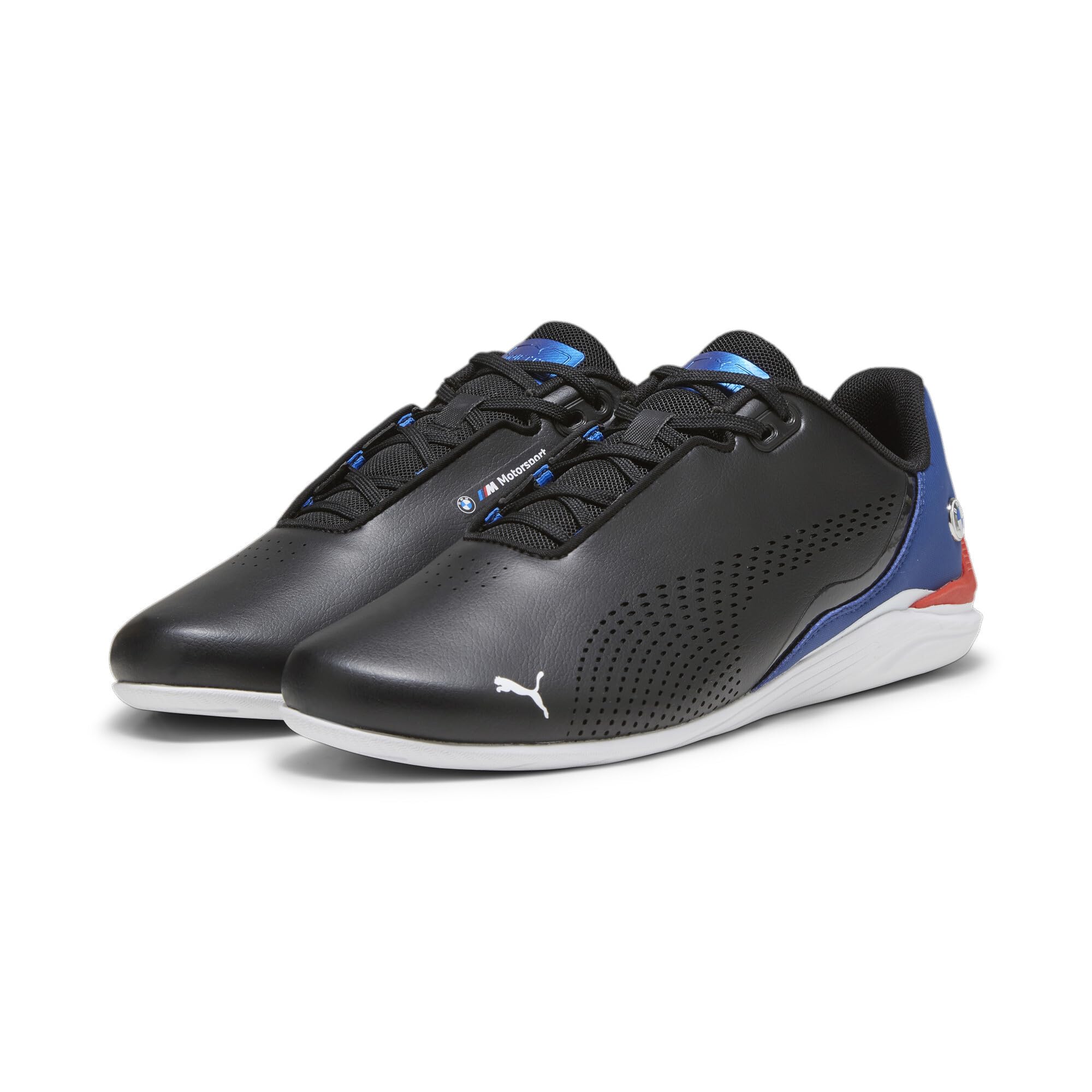 PUMA Men's BMW M MOTORSPORT DRIFT CAT DECIMA Sneaker, PUMA Black-Pro Blue, 9.5