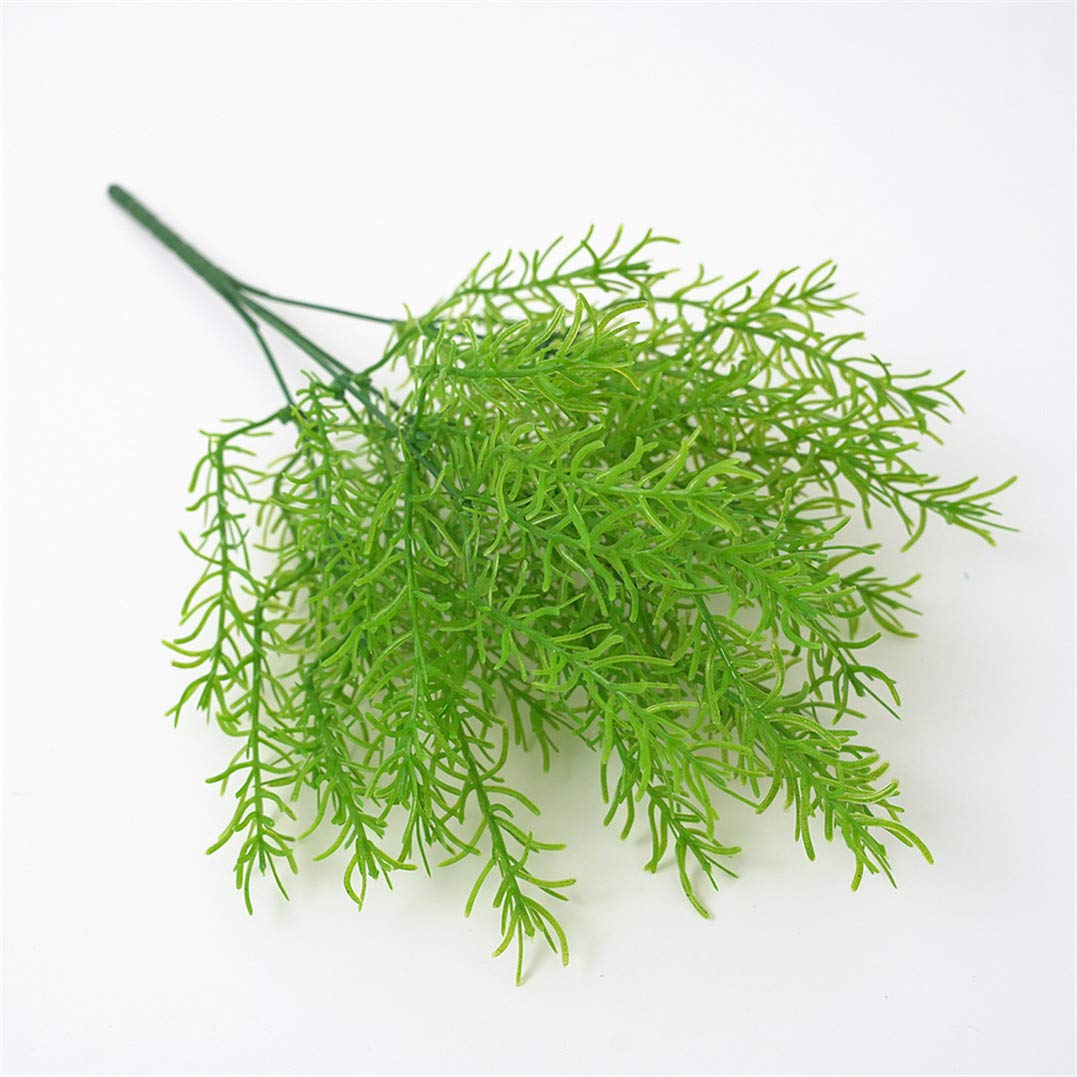 Underleaf Artificial Plants, Fake Grass Plastic Leaves Shrubs Simulation Greenery Bushes Indoor Outdoor Home Garden Office Yard Verandah Wedding Decoration