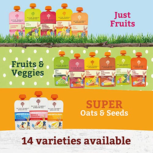 Pumpkin Tree Peter Rabbit Organics Mango, Banana and Orange Snacks, 4 Oz (Pack of 10)