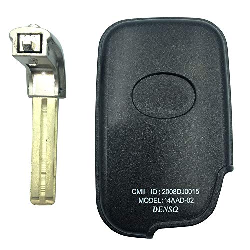 Replacement Key Fob Shell for Lexus ES350 GS350 GS450h IS250 IS350 LS460 GS300 IS250 IS350 Keyless Entry Remote Car Smart Key Case Button Pad Cover with Uncut Blade Blank