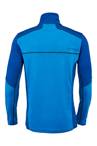 Spyder Active Sports Mens Elevation Half Zip, Lagoon, X-Large