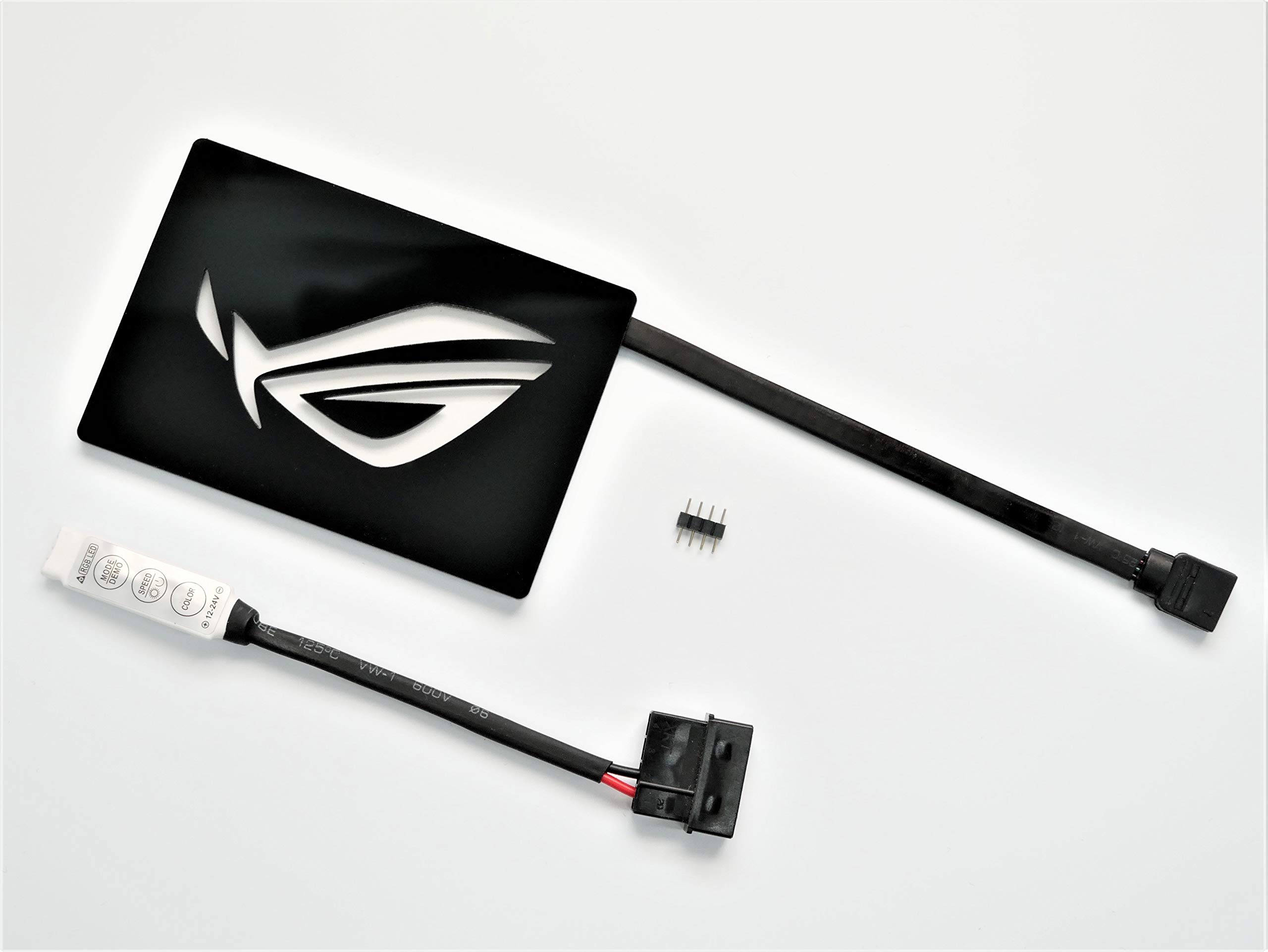 Savant PCs R O G Logo RGB 2.5" Hard Drive (HDD) or Solid State Drive (SSD) Cover
