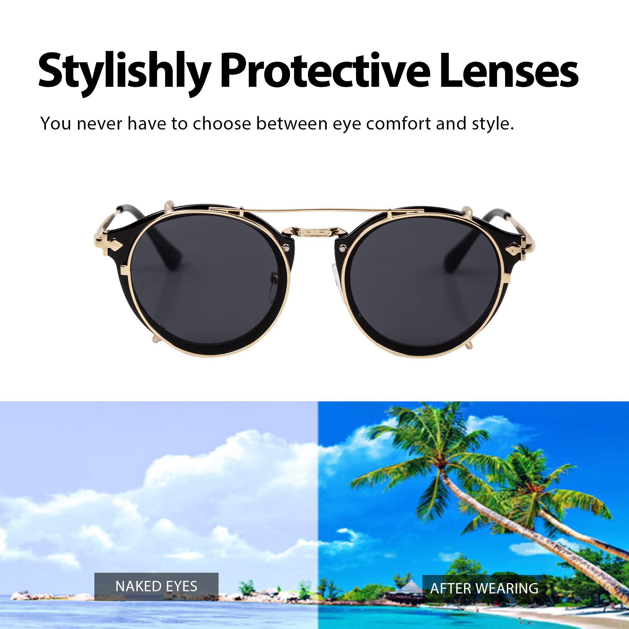 Technigadgets Wilson Sunglasses (Black)