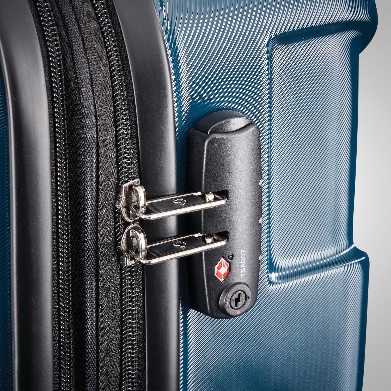 Samsonite Centric 3 Piece Bundle | 20", 28", Travel Pillow (Teal)