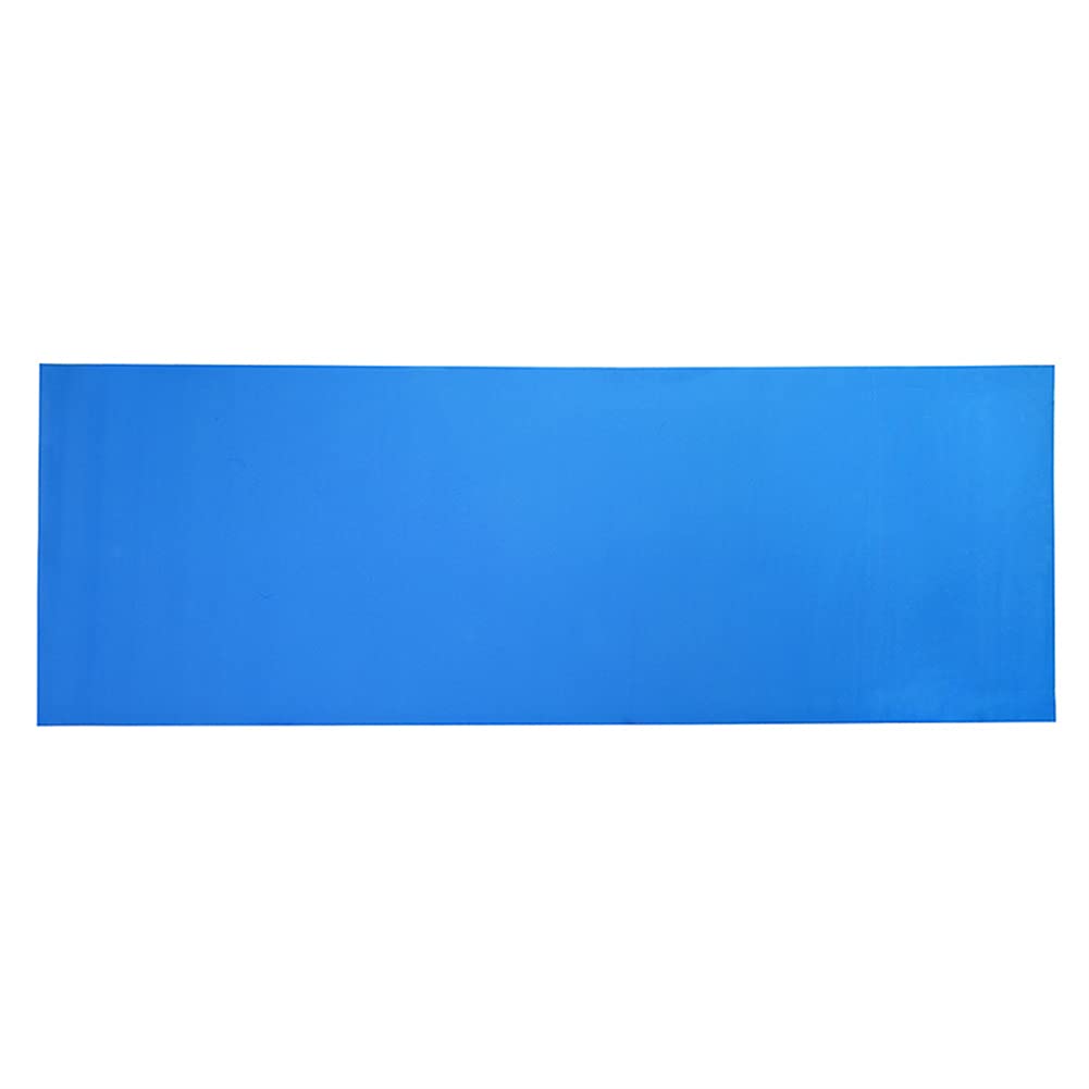 Yoga Mat Foldable Fitness Exercise Mat Classic EVA 4mm Thick Workout Pad for Yoga, Pilates, Gym and Floor Workouts blue