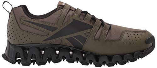 Reebok Men's ZigWild TR 6 Trail Running Shoe, Army Green/Black/White, 9