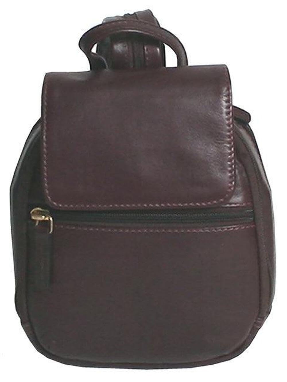 Scully Women's Poppi Leather Mini Backpack Chocolate One Size