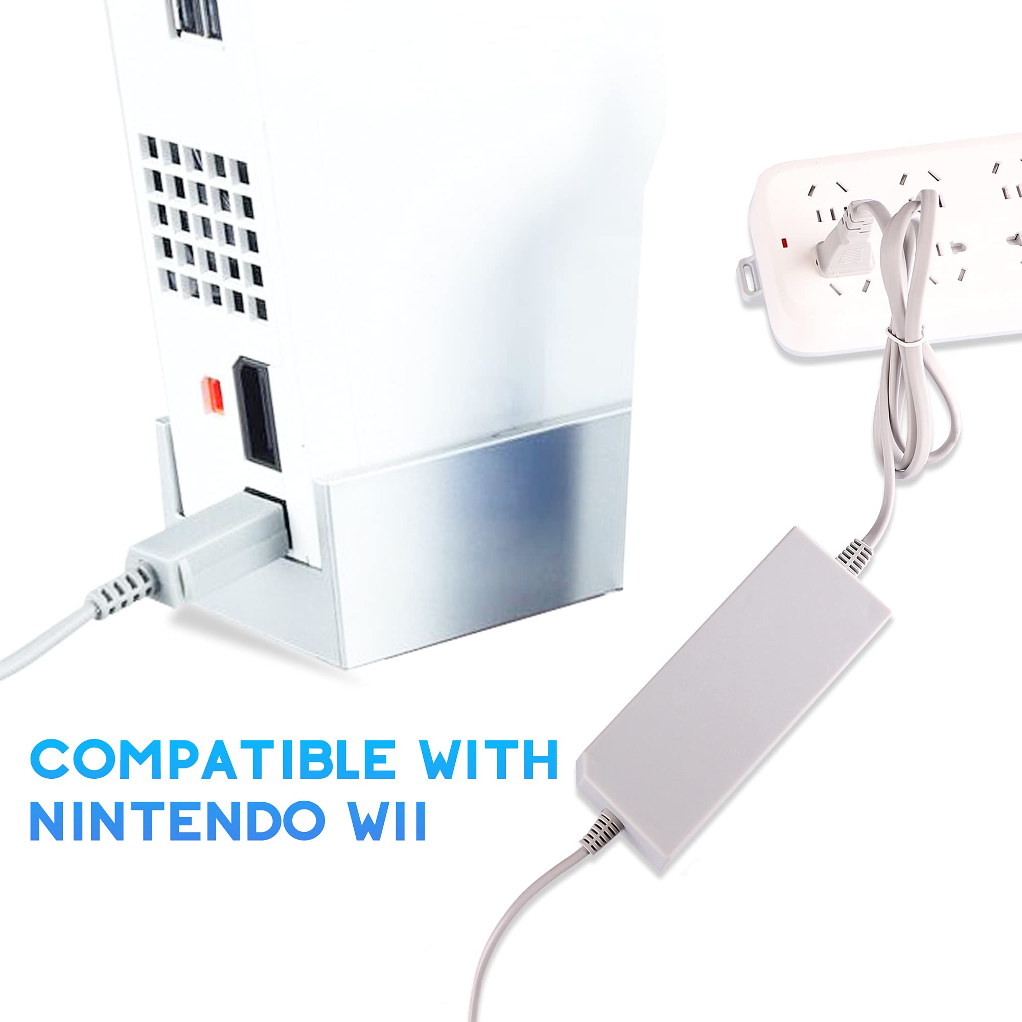Xahpower 3 in 1 Accessories Bundle Kits for Wii, AC Power Supply Adapter + Wii to hdmi Converter and Wired Infrared Ray Sensor Bar Compatible with Nintendo Wii