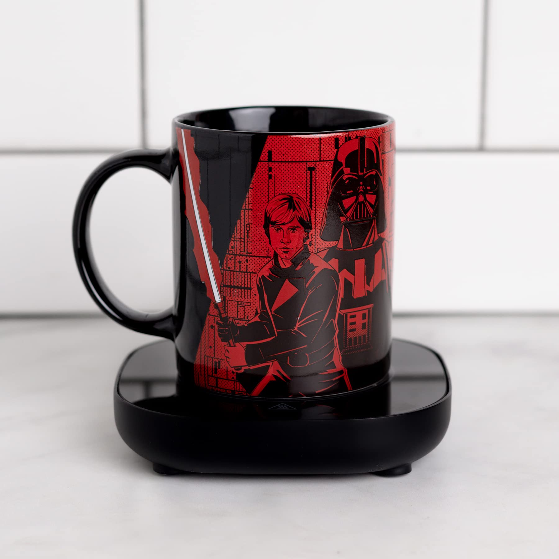 Uncanny Brands Star Wars Return of The Jedi 40th Anniversary Mug Warmer β Keeps Your Favorite Beverage Warm - Auto Shut On/Off