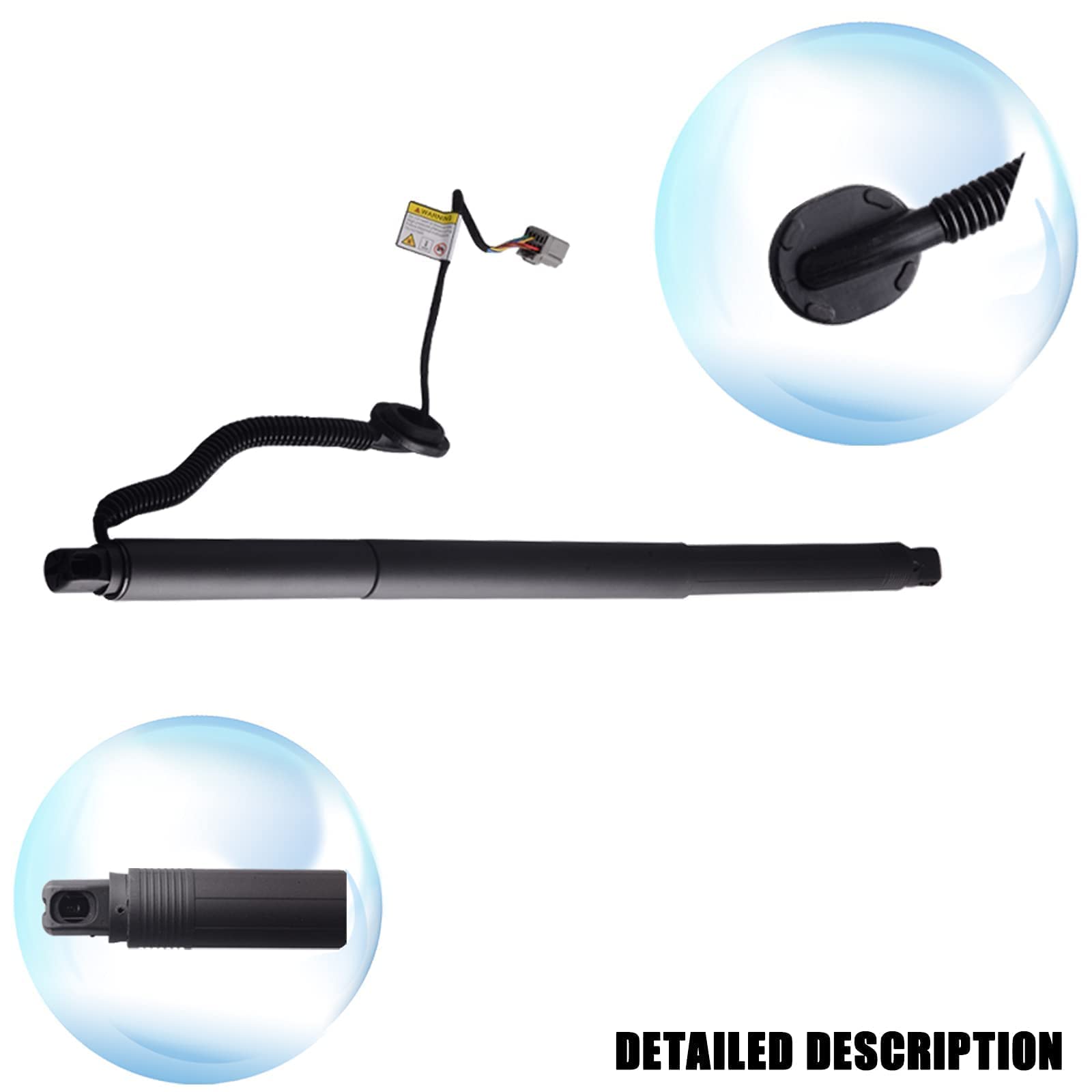 Unikpas Rear Liftgate Power Lift Support Shock Strut Compatible for Chevrolet Suburban 2015-2019 GMC Yukon 2015-2019 Cadillac Esclade 2015-2019 Left SideReplace Tailgate Actuator 84306929