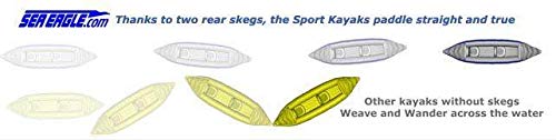 Sea Eagle 330 Deluxe 2 Person Inflatable Sport Kayak Boat & Pump/Oars (2 Pack)