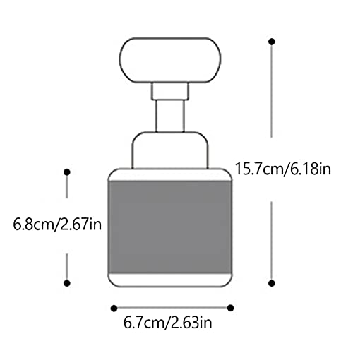 Soap Dispenser Soap Bottle Foaming Lotions Refillable Bottle Flower Pump Head Soap Shampoo Cosmetic Empty Bottle 250ML Bathroom Soap Dispenser (Color : J)