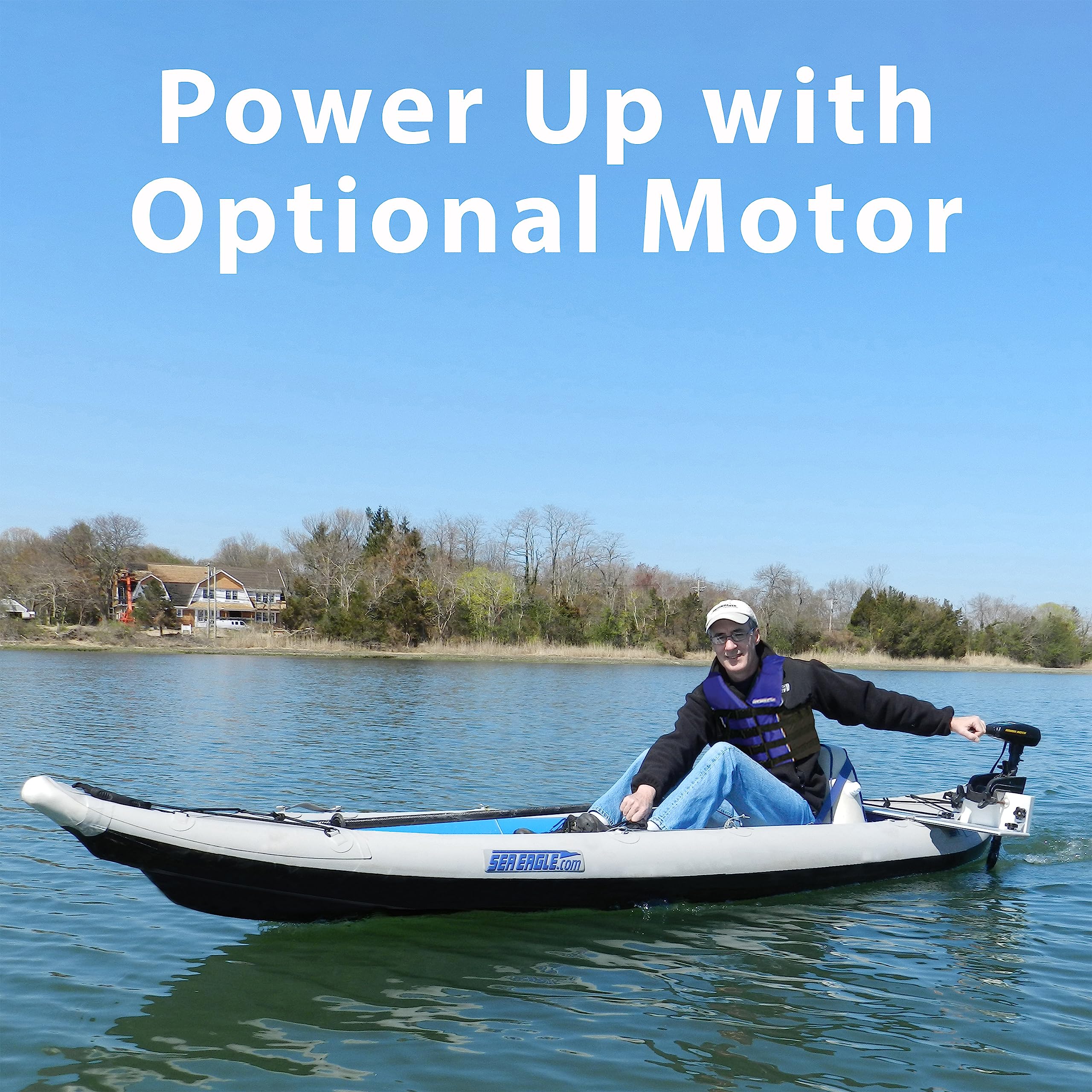 Sea Eagle 385FT FastTrack Deluxe Solo Inflatable Kayak 12'6"