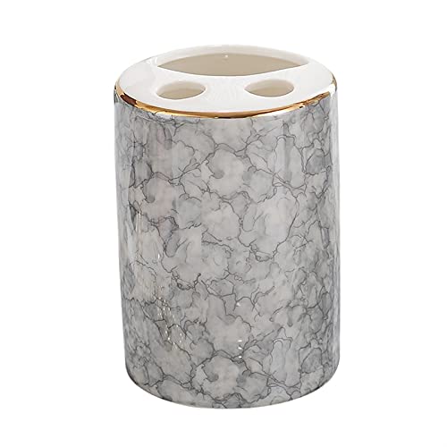 Soap Dispenser for Bathroom 6-Piece Set Ceramic Kitchen Soap Dispenser with Tray, for Home Hotel Bathroom, Kitchen Hotel Bathroom Accessories Bottles Dispenser