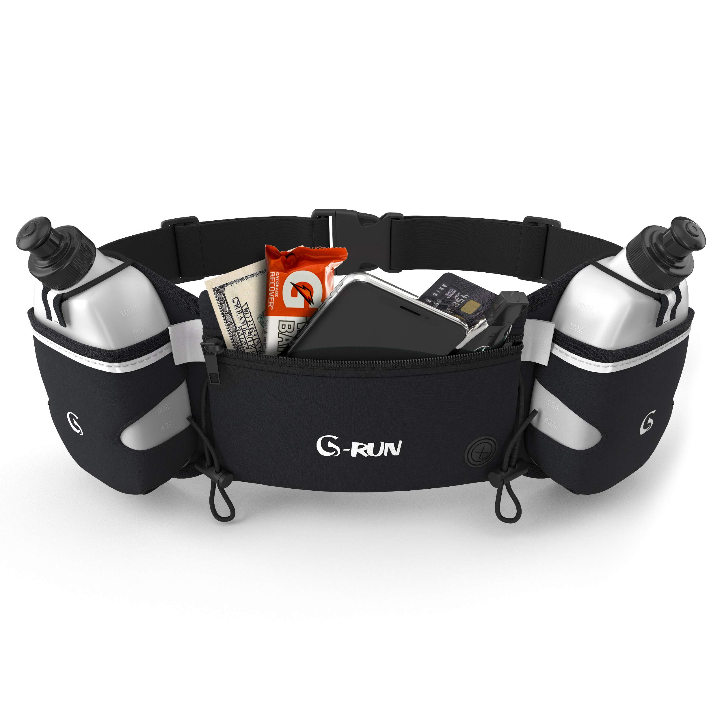 Running Waist Pack With 2 Water Bottles