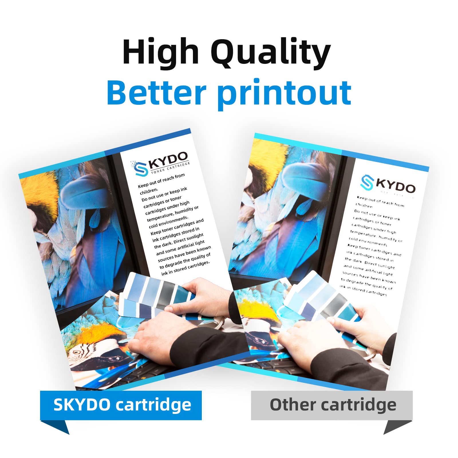 Skydo Compatible Ink Cartridge Replacement for 910XL (Black, Cyan, Yellow, Magenta, 4 Pack)