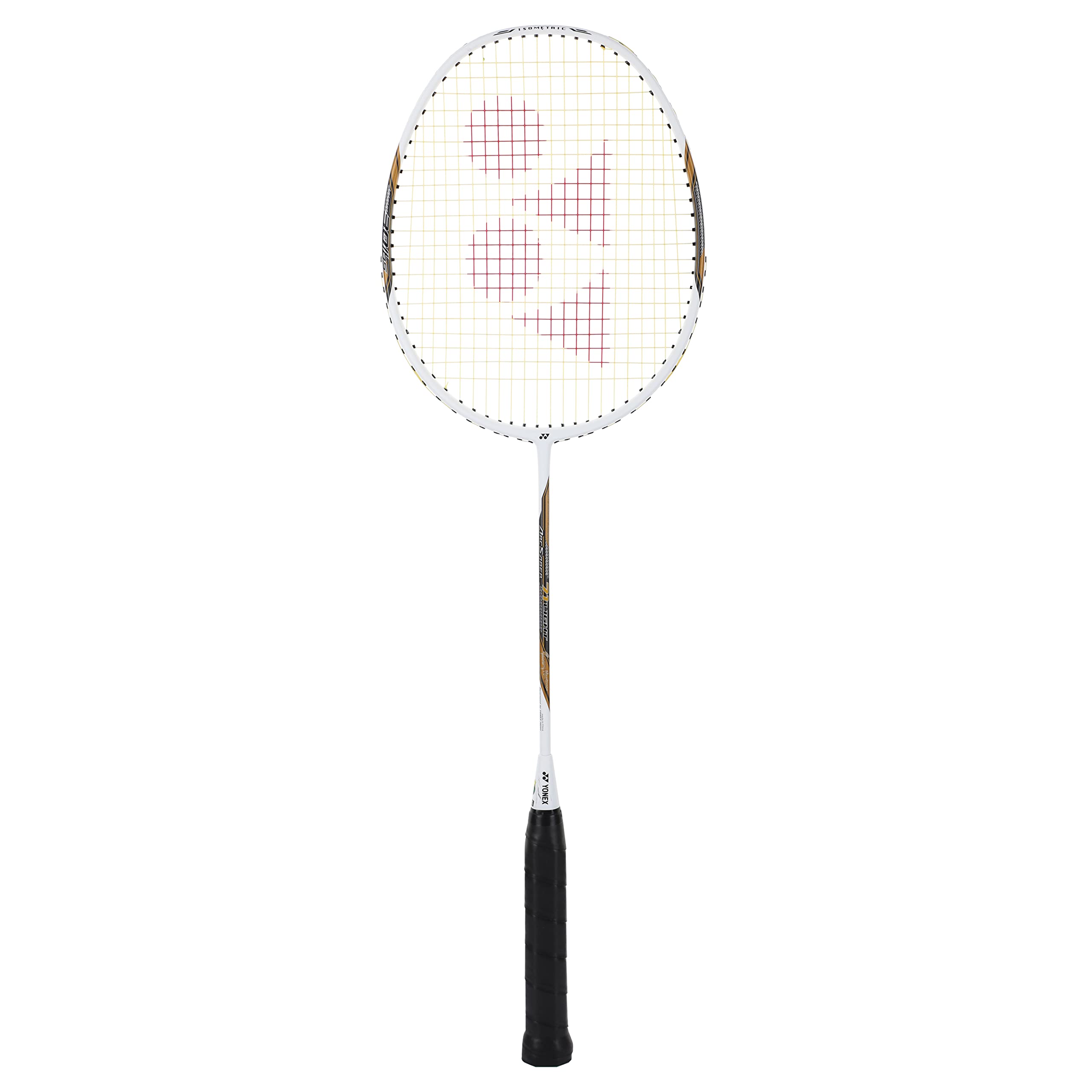 Yonex Arcsaber 71 Light Graphite Badminton Raquet with Free Full Cover (77 Grams, 30 lbs Tension) (71 White)