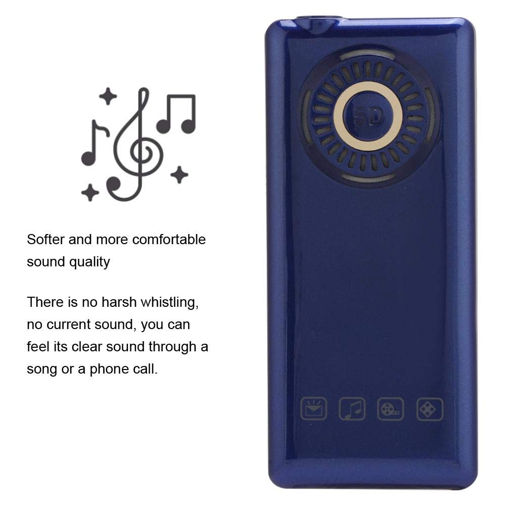 Unlocked Cell Phones with 2.4-inch HD Screen, 2G GSM Network Dual-SIM Card Mobile Phone with 3000mAh Battery, One-Click Dialing * Flashlight for Elderly & Kids(Blue)