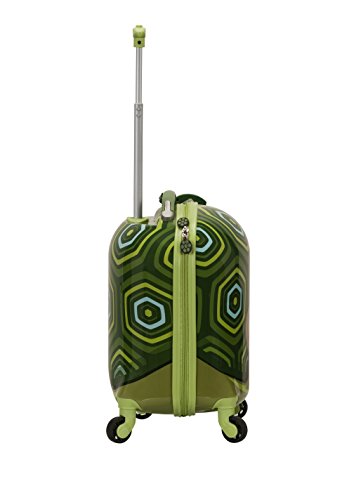 Rockland Jr. Kids' My First Hardside Spinner Luggage, Turtle, Carry-On 19-Inch, Telescoping Handles
