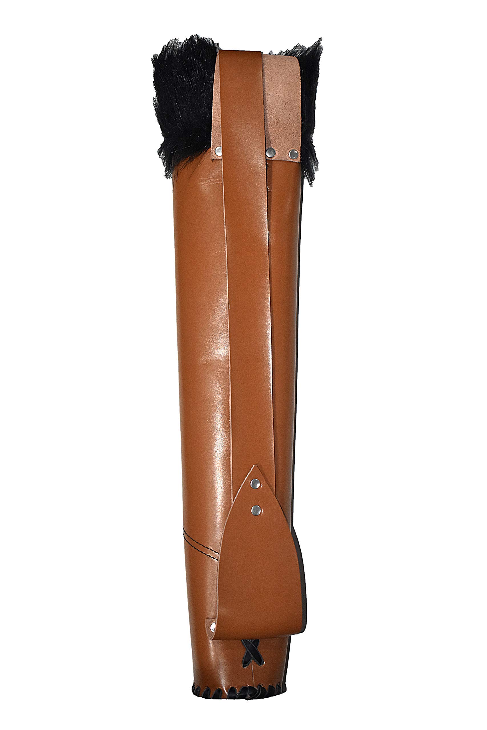 UNIVERSE ARCHERY Back Arrow Quiver | Genuine Cowhide Leather Arrow Holder | Traditional Handmade Quiver for Hunting & Archery Sports | Lightweight & Comfortable