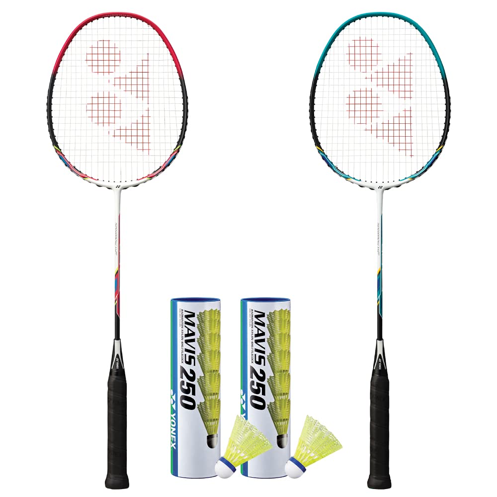 YONEX Nanoray 11F Badminton Combo Set (Nanoray 11F Racket + Mavis 250 Shuttlecocks)