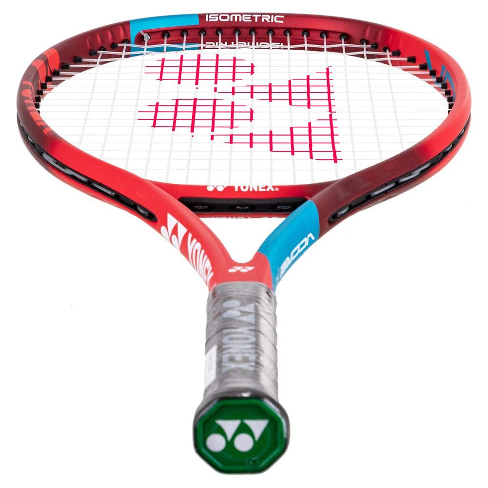 Yonex VCORE 25 Inch 6th Gen Junior Tennis Racquet, Tango Red
