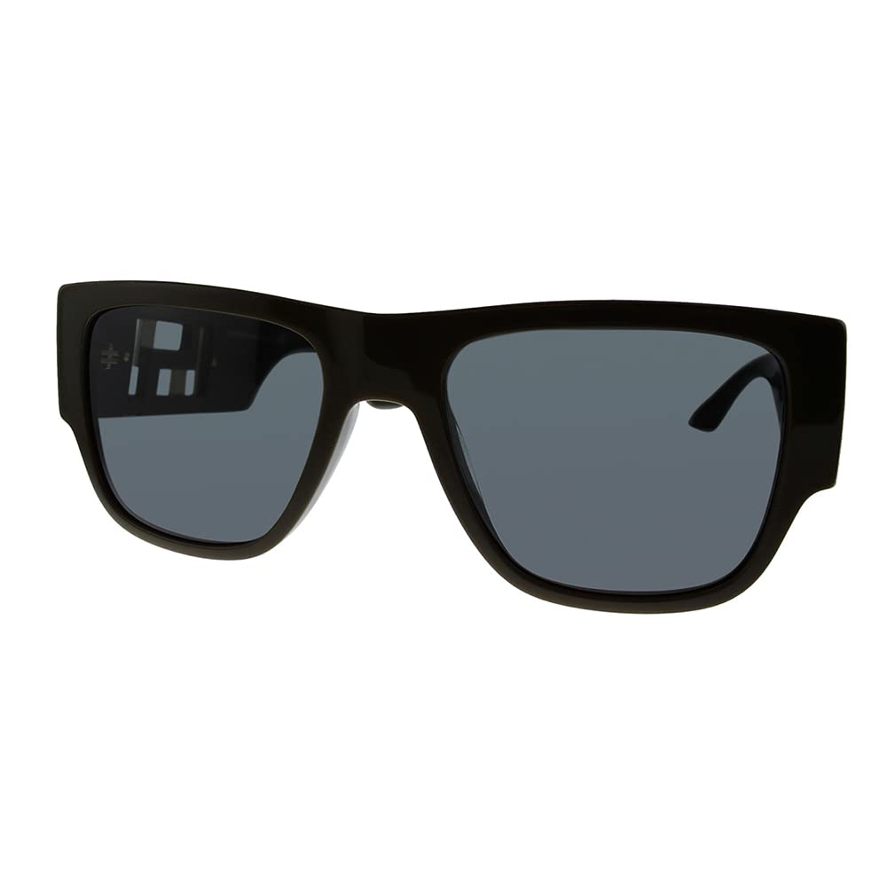 Versace VE 4403 535087 Brown Plastic Rectangle Sunglasses Grey Lens