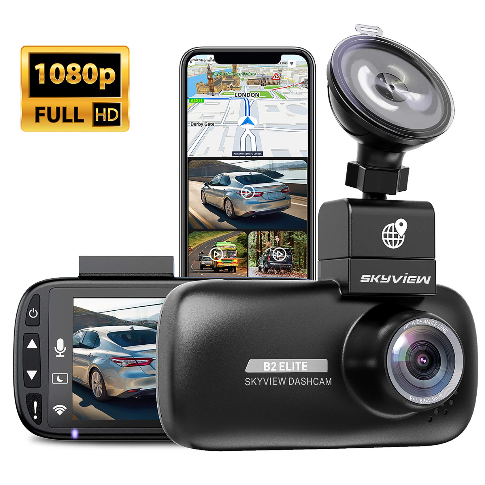Skyview-B2-GPS-Dash-Cam Security-Camera-for-Car Car-Camera-Car-Dash-Camera-Dashcams-for-Cars Driving-Recorder-Dashcams-for-Trucks-Camara-para-Carro Owlcam-FHD-Wide-Angle-Night-Vision-Parking-Mode