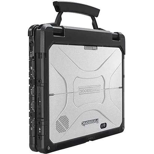 Toughbook Panasonic 33, CF-33, Intel i5-7300U, 12" QHD Touch, 16GB RAM, 512GB SSD, Webcam, 8MP Rear Camera, 2D Barcode Reader, Fingerprint, Dual Pass, Keyboard, Win 10 Pro (Renewed)