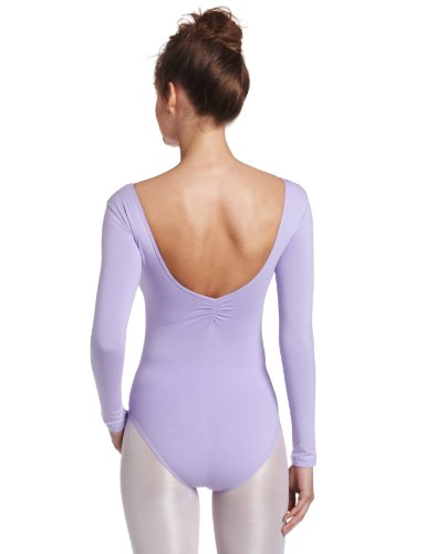Sansha Women's Simone Long Sleeve Leotard, Lavender, Medium 4