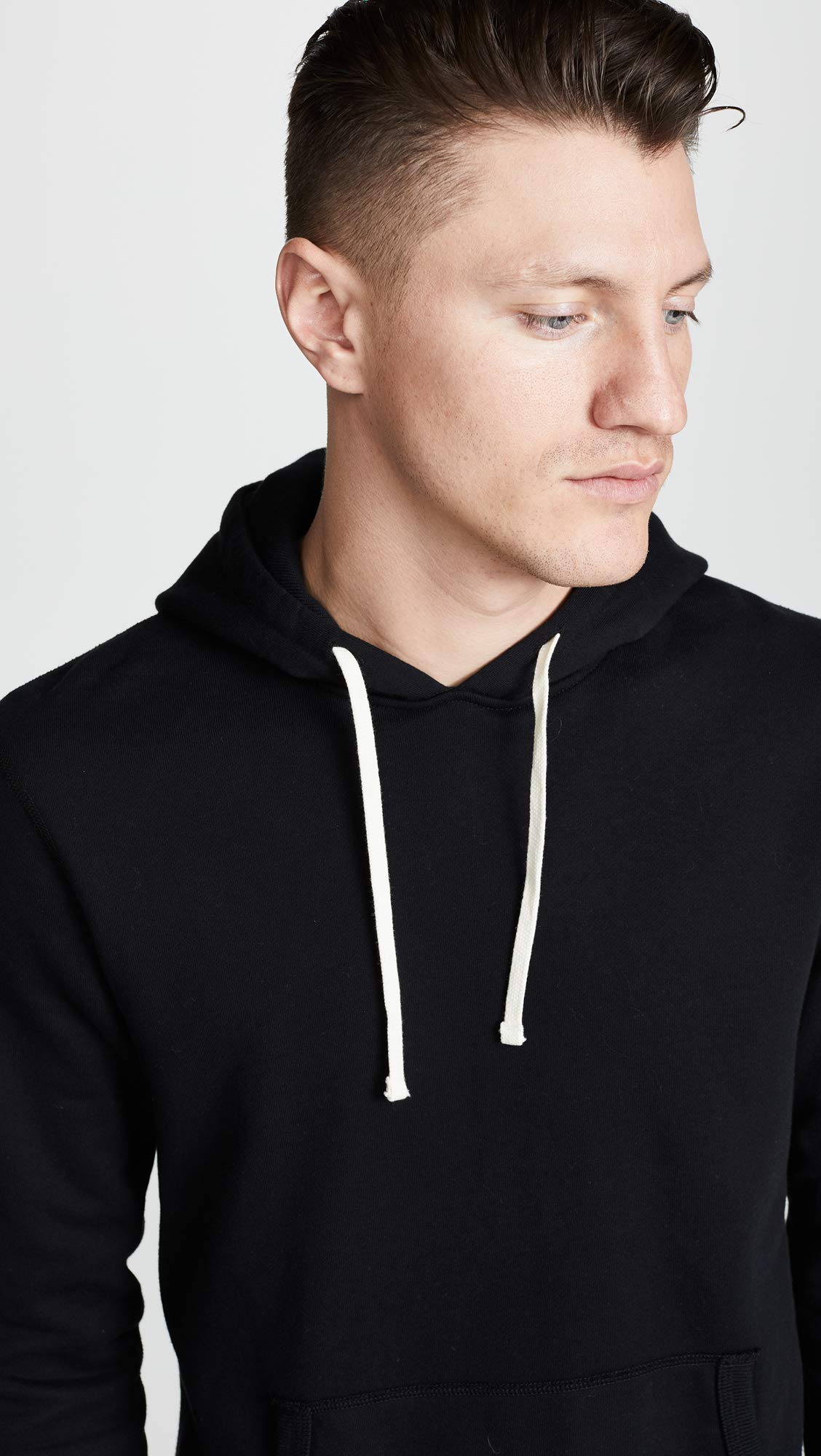 Reigning Champ Men's Midweight Terry Slim Hoodie, Heather Grey, M