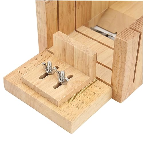 Premium Soap Cutting Tool Set - Accurate Loaf for Soap Making with Wooden Stick and Crystal Line - Complete Soap Trimming Kit and Slicing Accessories