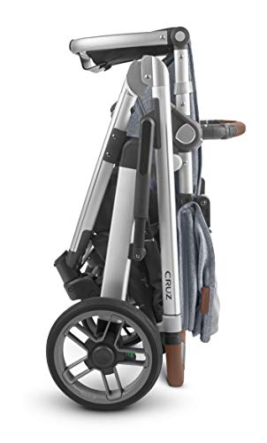 UPPAbaby Cruz V2 Stroller - Jake (Black/Carbon/Black Leather) + Piggyback for Cruz V2