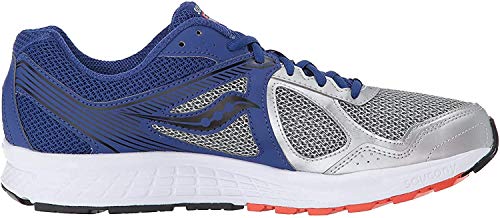 Saucony Men's Cohesion 10 Running Shoe, Silver Blue, 11.5 M US