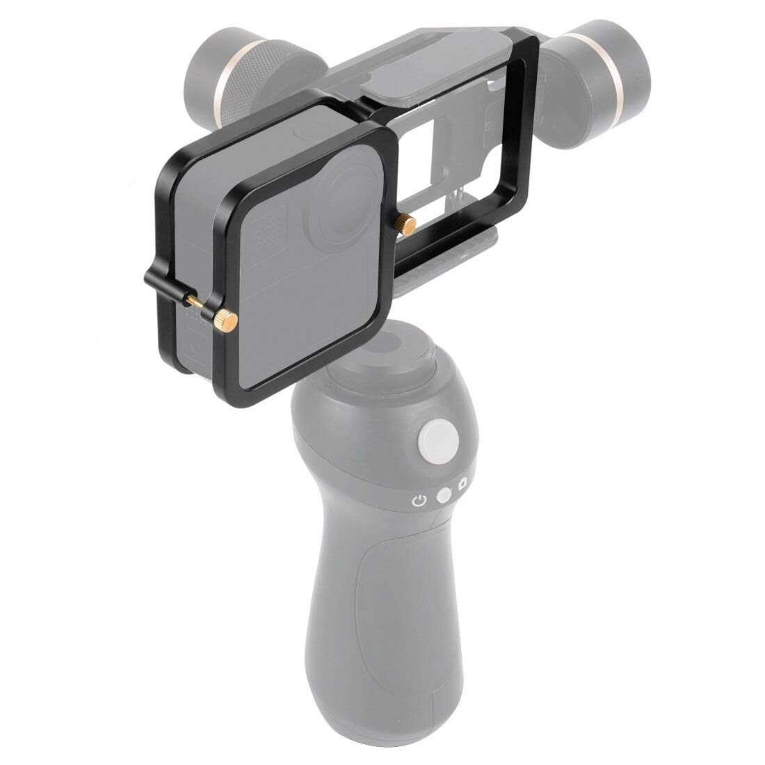 XT-XINTE Switch Action Camera to Gimbal Adapter Mount Plate Compatible for GoPro MAX 360/DJI Osmo Mobile 4 3 OM4/Zhiyun/Moza Handheld Stabilizer (CNC Aluminium Alloy)