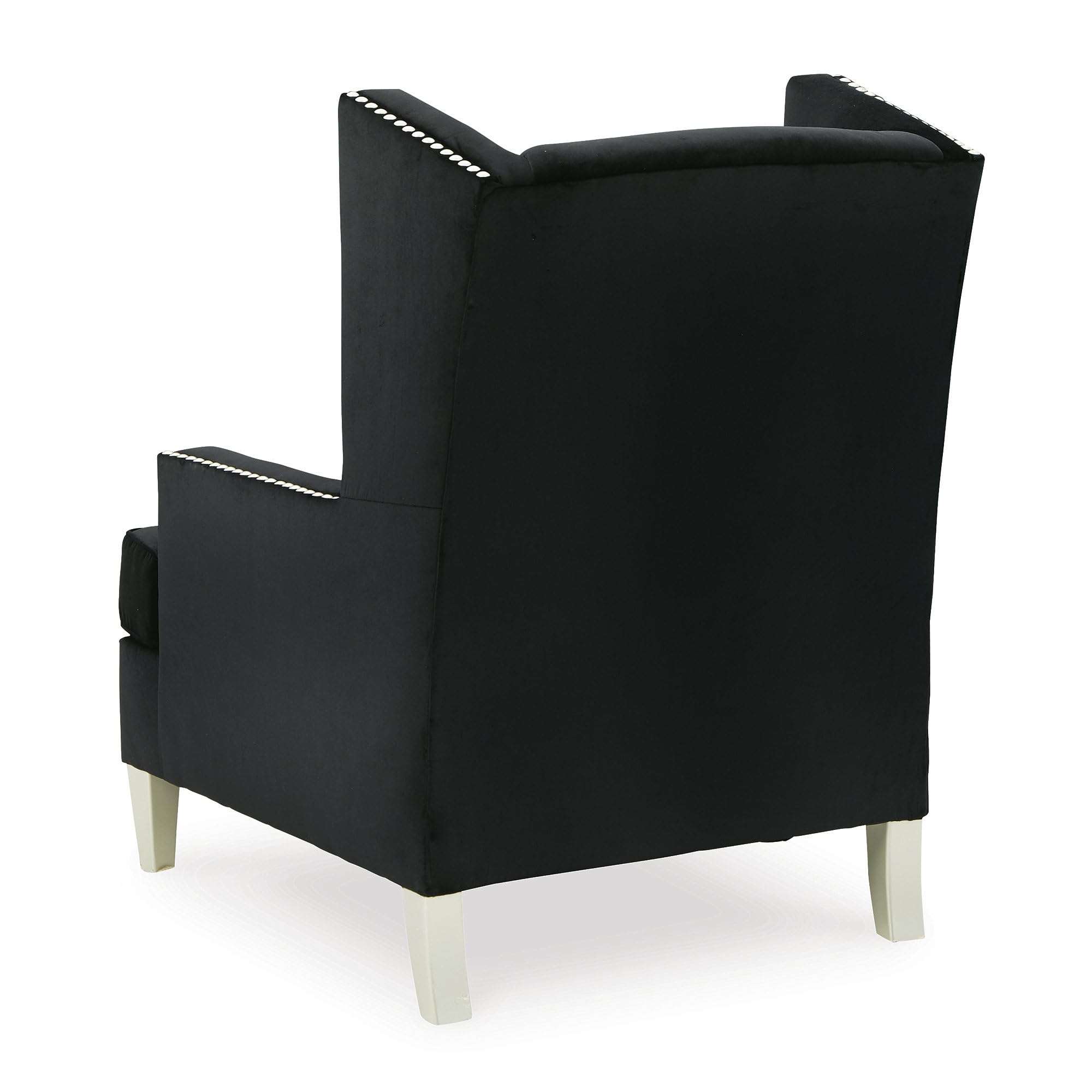 Signature Design by Ashley Harriotte Modern Upholstered Accent Chair with Accent Pillow, Black