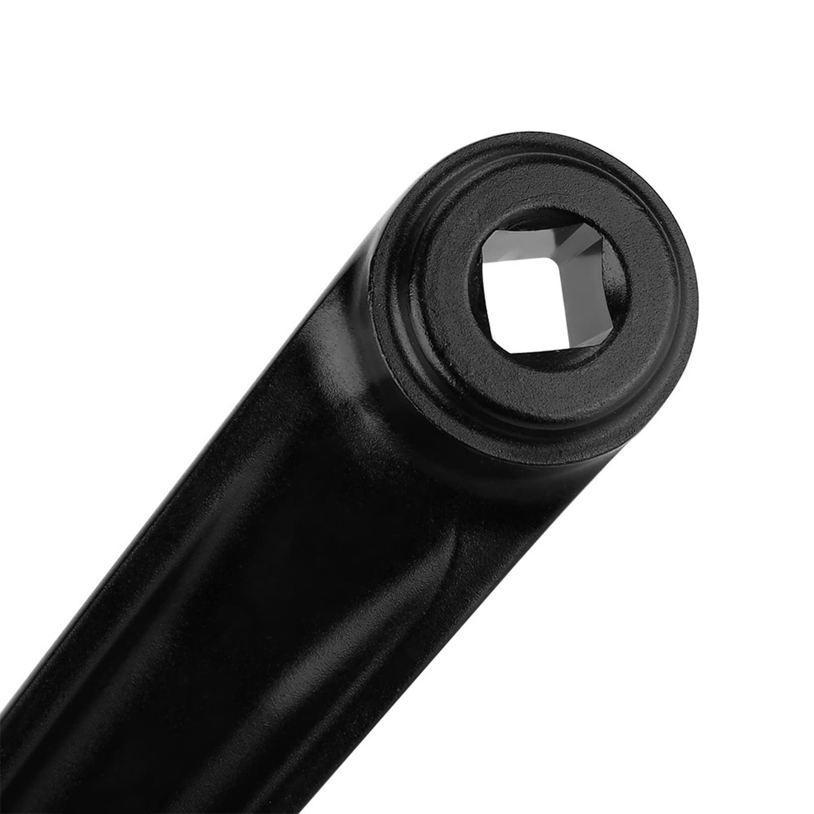 ZPSHYD 170mm Bike Crank Arm, Bicycle Left Crank Hand, Aluminum Alloy Left Single Chain Crank Arm Replacement Accessory for Mountain Bike (Silver Rhombic Hole)