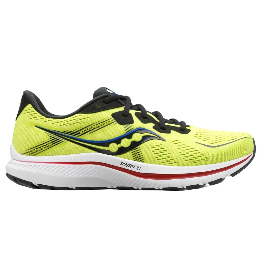 Saucony Men's Omni 20 Running Shoe, ACID LIME/SPICE, 10.5