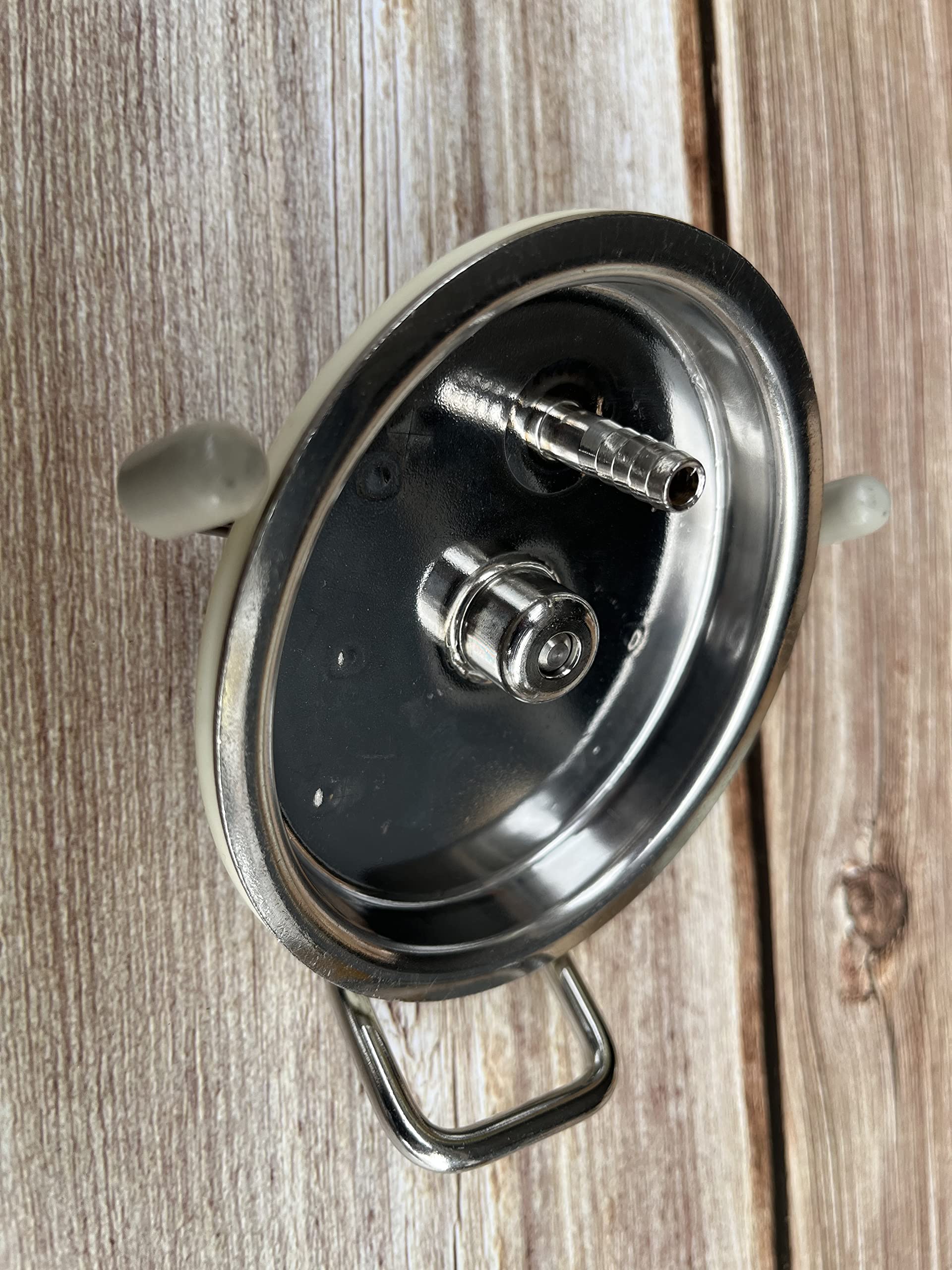 Semfeil Brew Corny Keg Carbonation Keg Lid New Replacement Corny Keg (Soda Keg) Lid Carbonation Stone Beer Force Carbonation Keg Lid Diffusion Stone Carbonating Keg Lid Carbonator