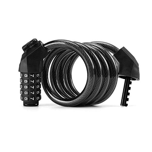 ZMYDZ Bicycle Lock -Digit Password Lock Combination Number Code Bike Bicycle Cycle Lock Steel Cable Chain Self-contained Lock Frame Bike Lock