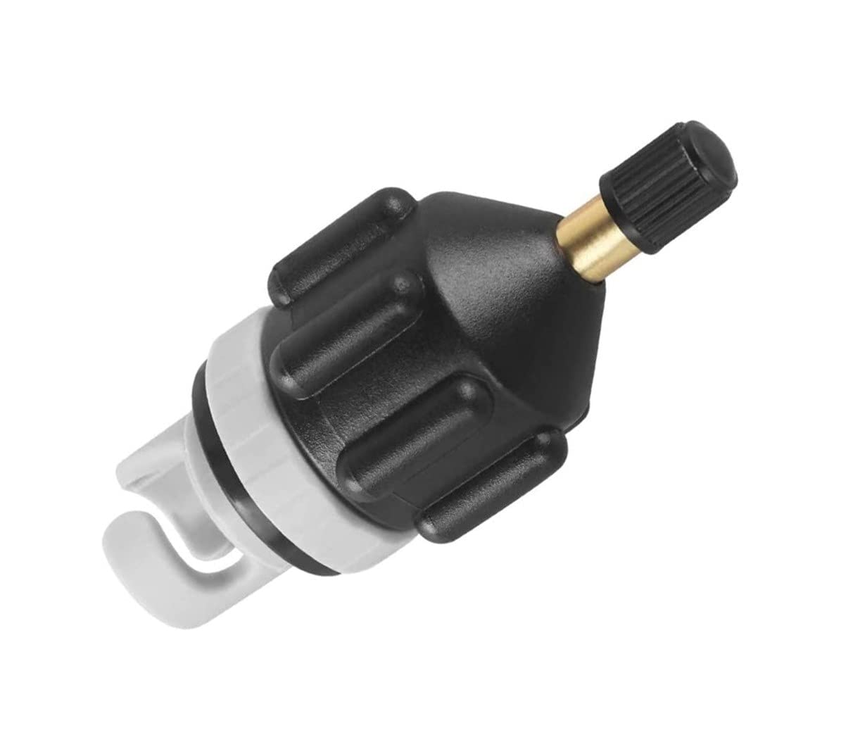 WHITEBARK Outdoors Inflatable Boat SUP Pump Adaptor with Standard Conventional Air Valve Attachment for Fast Inflation. SUP, Inflatable Raft, Inflatable Kayak