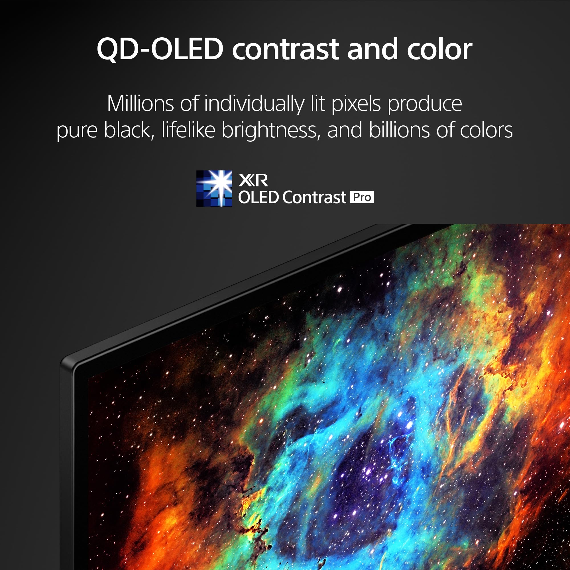 Sony XR55A95L 55 Inch QD-OLED 4K UHD Smart Google TV with AI Upscaling with a 5S-PS4-US1 4-Outlet Power with Omniport USB (2023)