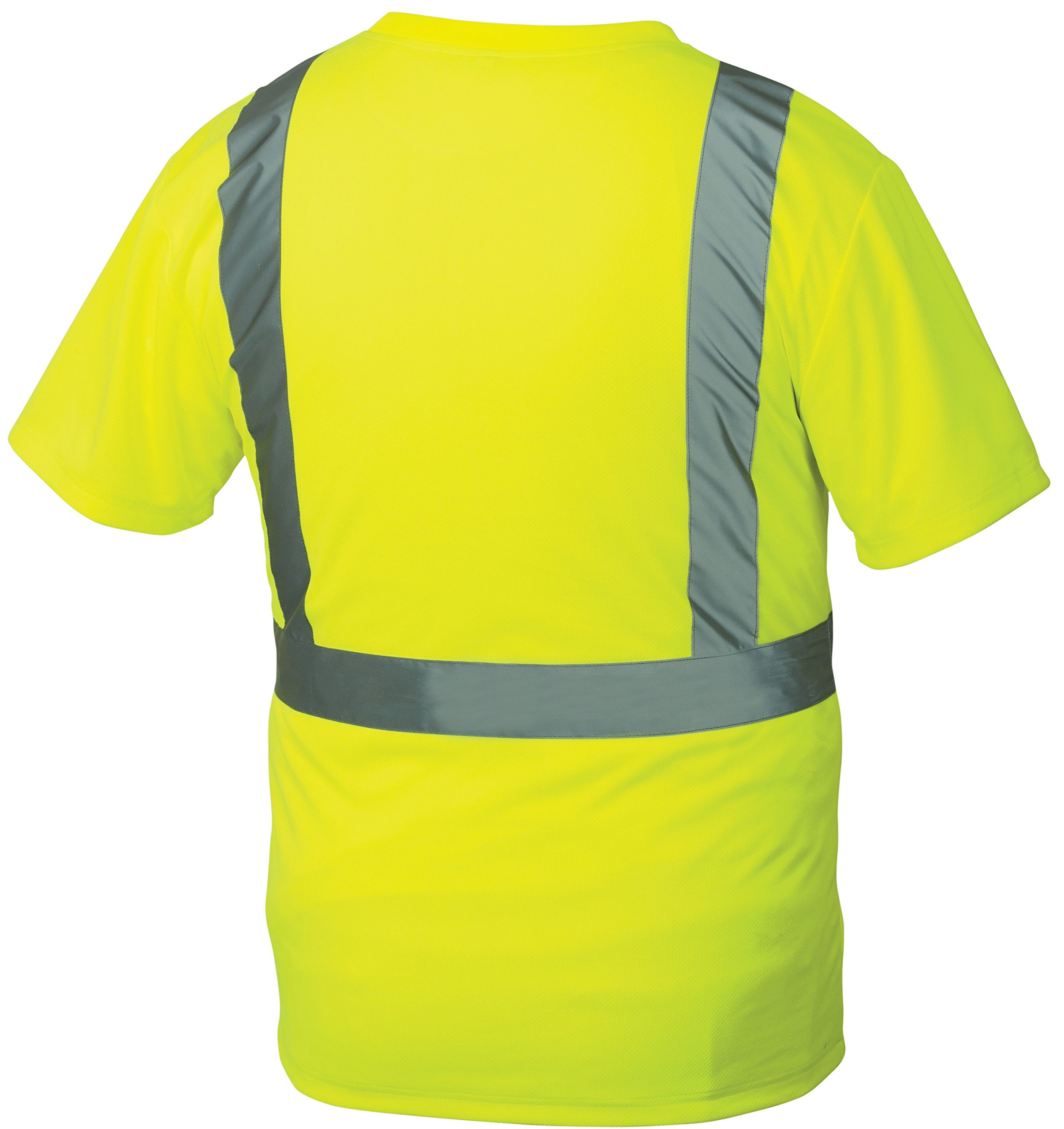 Pyramex RTS21 Series Moisture Wicking T-Shirt Hi-Vis Lime Size Large