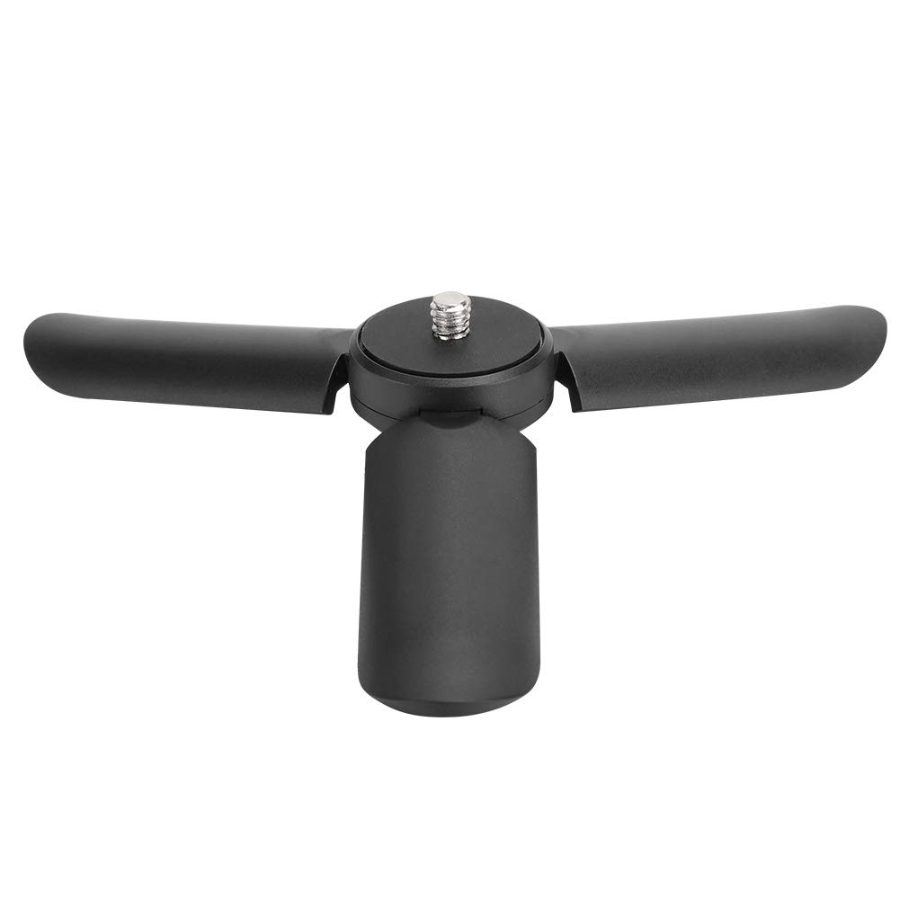 Tripod Desktop Tripod Portable Mini Non-Slip Desktop Tripod with 1/4 inch Screw Universal for Smartphone Action Camera Holder Tripod(Black)