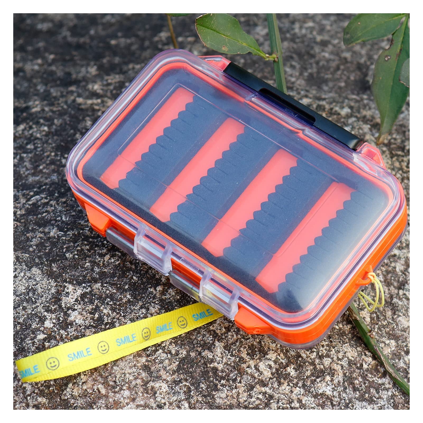YUXI8541NO Fishing Tackle Box Fishing Tackle Box Carp Bait Hook Lure Storage Transparent Accessories Tools Soft Lining Fly Plastic Case Tackle Box