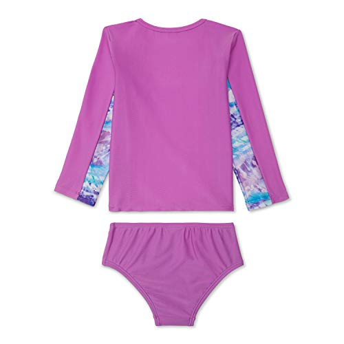 Speedo Girl's Uv Swim Shirt Long Sleeve Rashguard Set